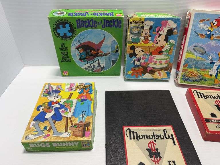 Vintage Monopoly Game, popular edition from the 1940s to 1950s, redbox ...