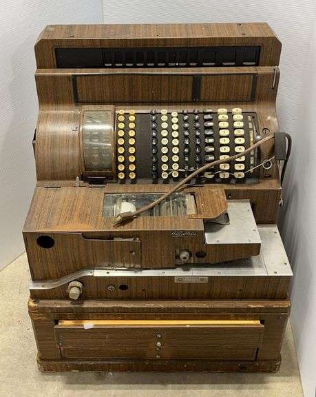 Vintage 1930s National cash register, 22 5/8"W x 28"H - Albrecht ...