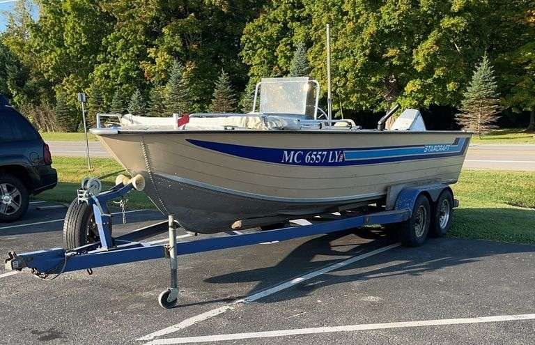 1982 Starcraft MR210 CC boat with trailer, 21'L, HIN: STRH43920682 ...