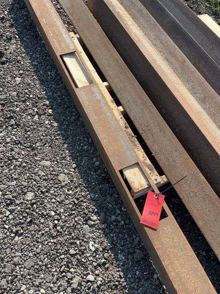 (7) Pieces of 5x5 angle iron, 6'L; (1) Piece of 5x3 angle iron, 6'L; (1 ...