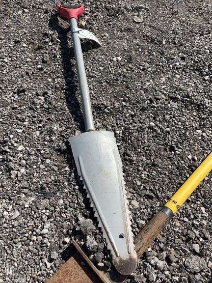 (2) Tree root tools, includes: 1- Root saw shovel, 48"L; 1- Heavy root ...