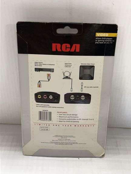 RCA Compact RF Modulator, connects any DVD player to TV - Albrecht ...