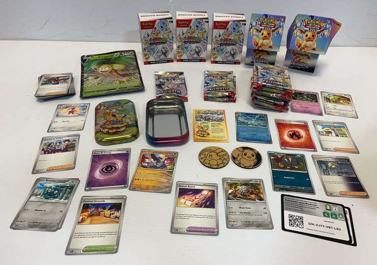 Large assortment of Pokemon cards, includes: (4) Prismatic Evolutions ...