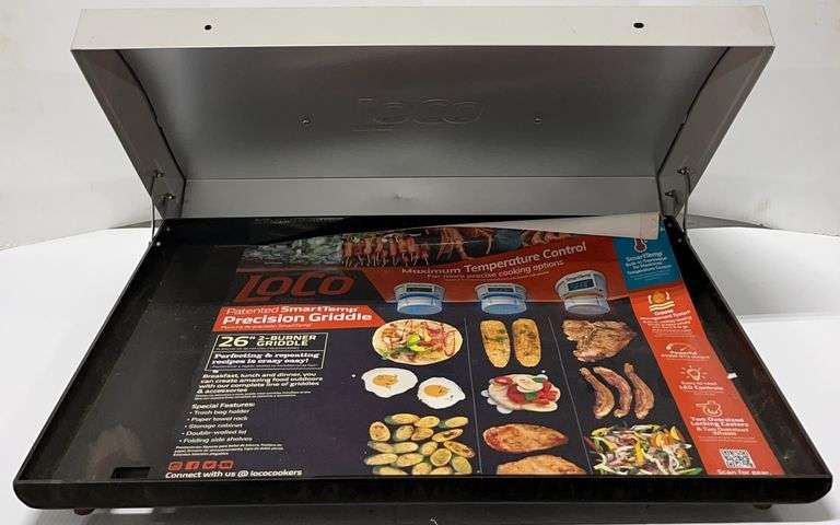Replacement griddle with lid for a Loco griddle grill, 27"L, unused ...