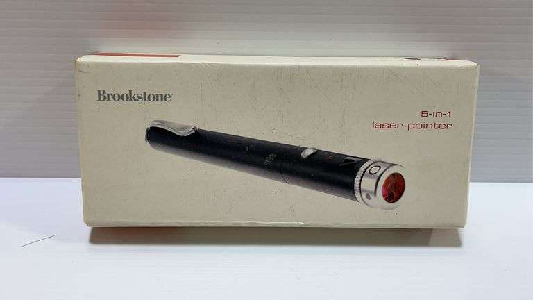 Brookstone laser pointer in box - Albrecht Auction Service