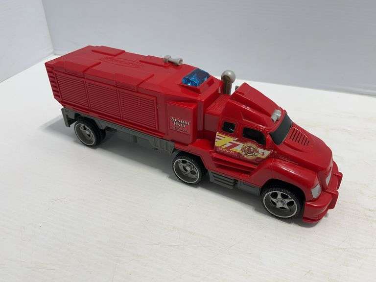 Rare 2003 Matchbox Mattel fire truck semi-alarm unit, MBX-04, light and ...