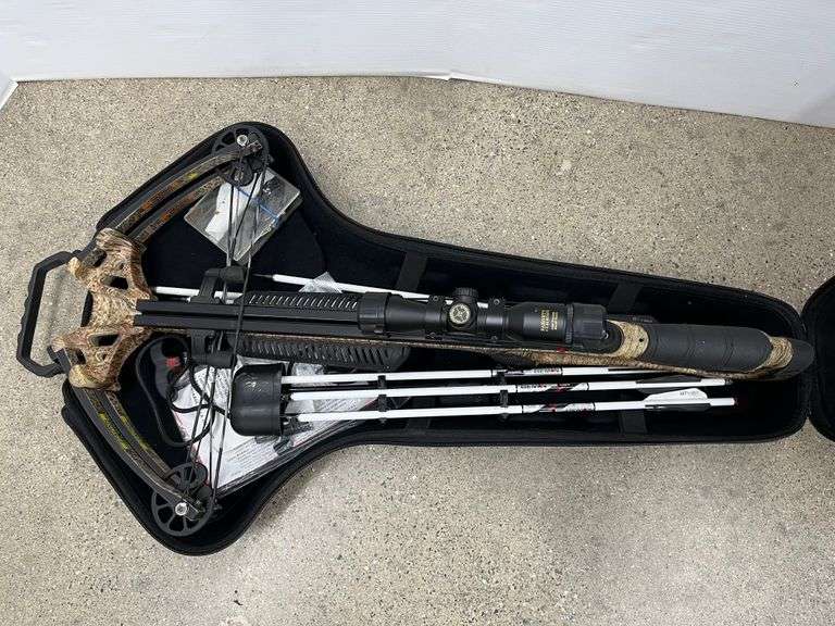 Barnett FX3 Pro Crossbow, with Scope, Cast WM Hard Case, Quiver, (6 ...