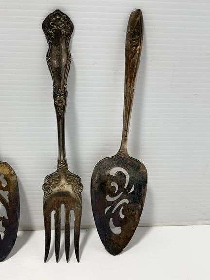 Antique silverware marked and some hallmarked magnet, does not stick ...