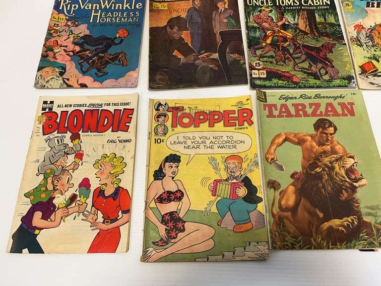 (15) Various older comics, include: Tom & Jerry, and Tom Corbett Space ...