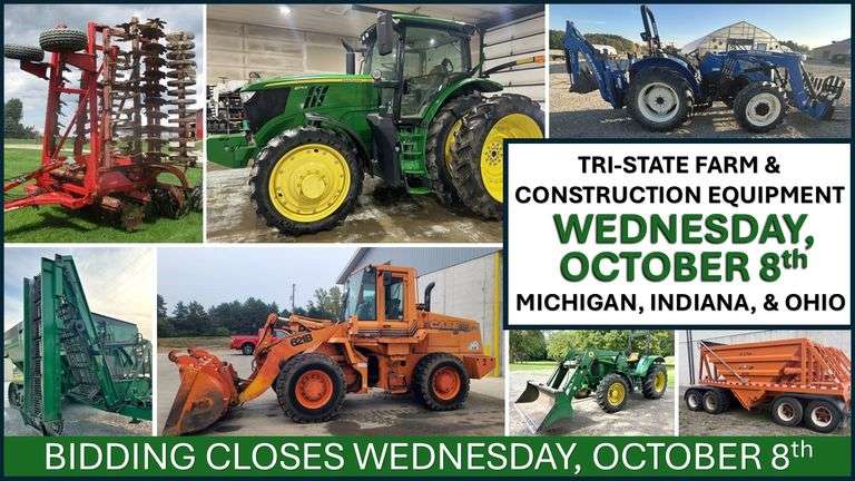 October 8th (Wednesday) - Tri-State Farm / Construction / Municipality ...