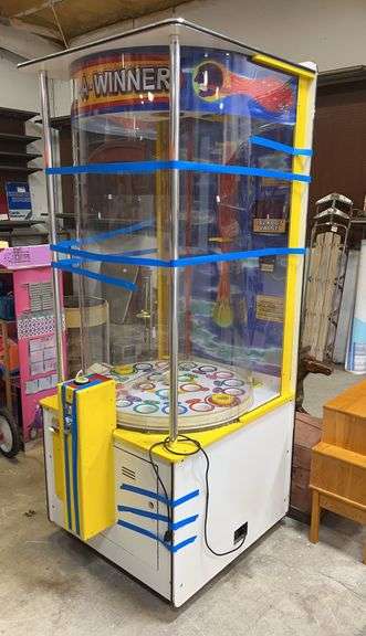 Slam-A-Winner redemption arcade game, powers on and functions but lift ...