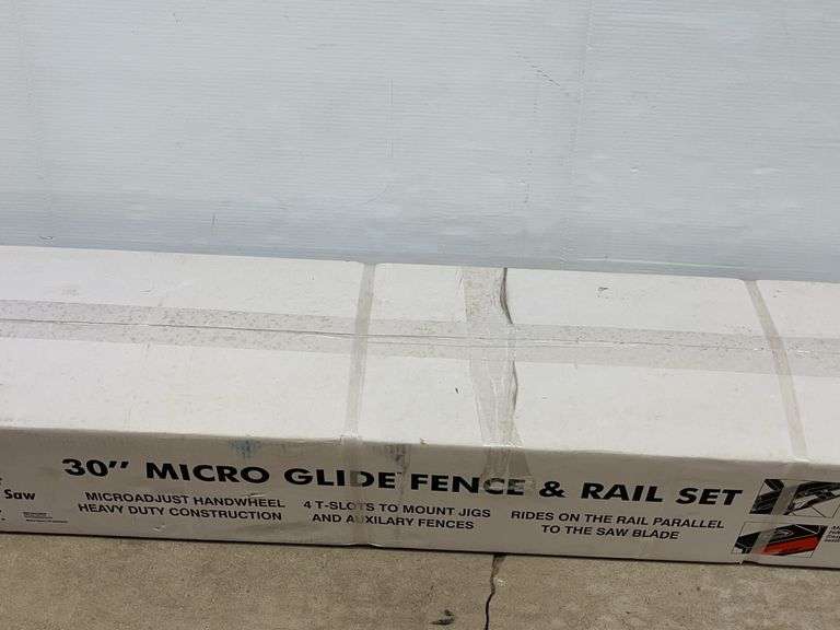 30" Micro glide fence and rail set - Albrecht Auction Service