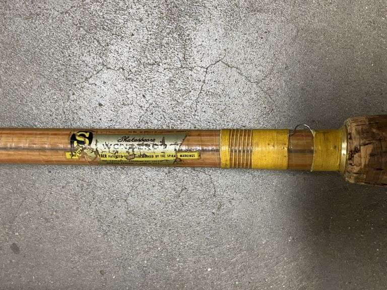 (3) Antique fishing rods, Wonder Rod brand, up to 55"L - Albrecht ...