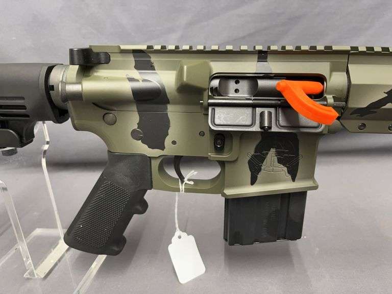 Great Lakes Firearms AR-15, .450 Bushmaster, Camo with Stainless Steel ...