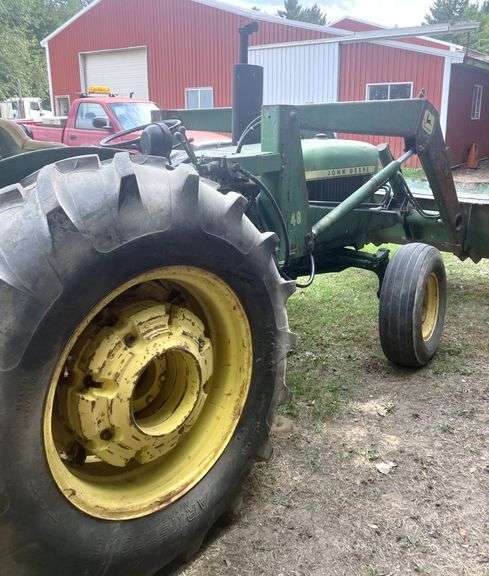 John Deere 1020 Tractor with 48 Loader, Overhauled Two Years Ago, Not ...