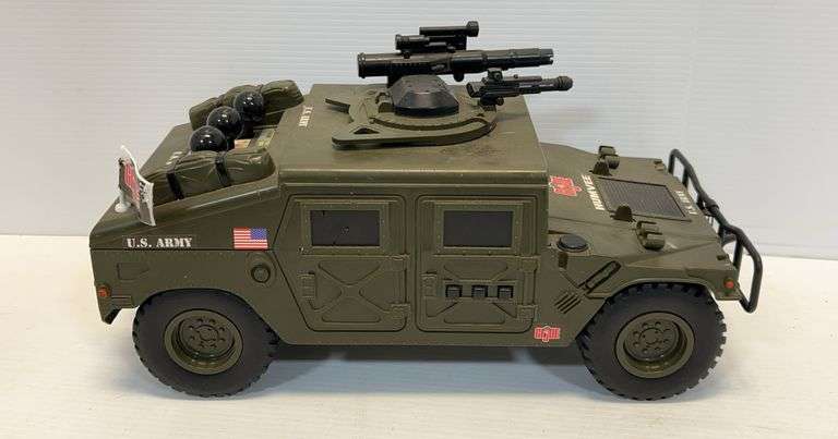 Older GI Joe Army Hummer, 14 1/2"L - Albrecht Auction Service