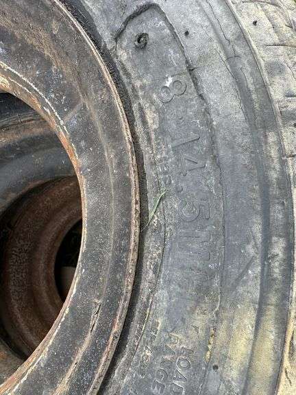 (3)-8-14.5 Mobile Home Rims and Tires - Albrecht Auction Service