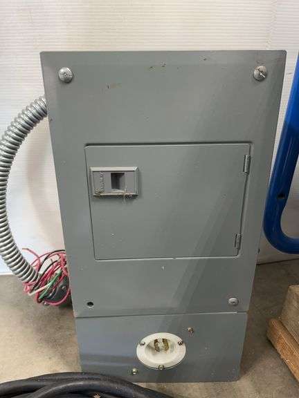 Gas powered generator powerback, 5,000W, Square-D generator box with (7 ...