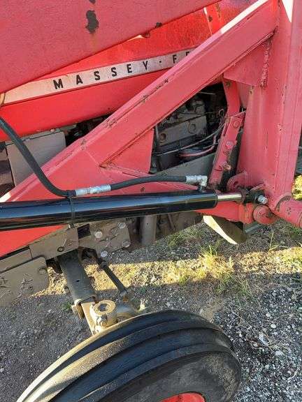 Massey Ferguson 165 tractor, (3785 actual hours), gas engine, includes ...
