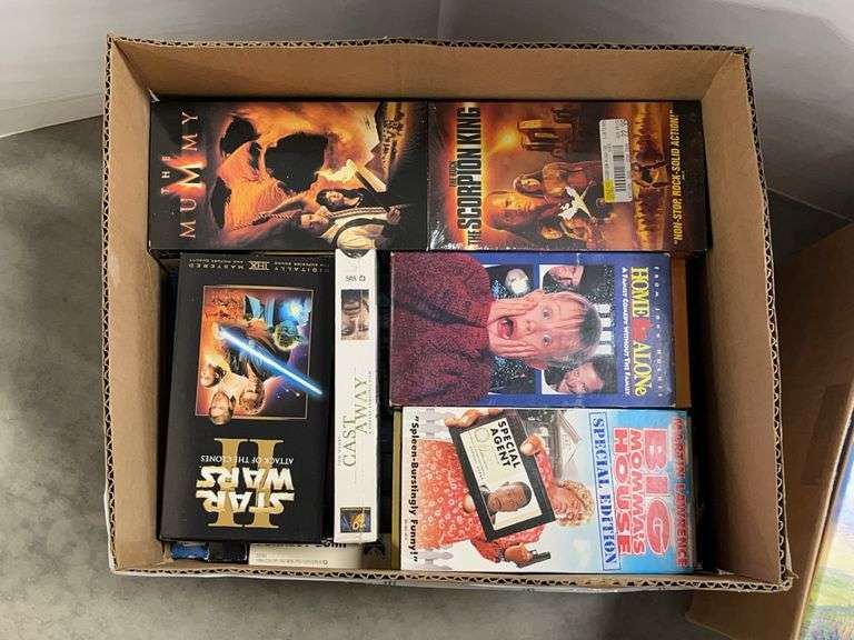 (58) VHS tapes, some never opened/still sealed/NIP - Albrecht Auction ...
