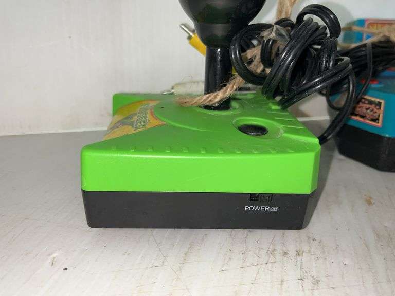 (4) Older arcade TV joysticks with pre-loaded games, include: 3- Namco ...
