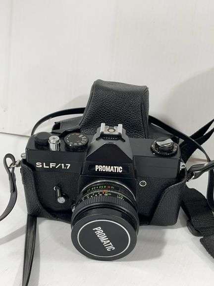 Promatic SLF/1.7 Older Camera, (3) Rolls of film; Olympus Camedia C ...