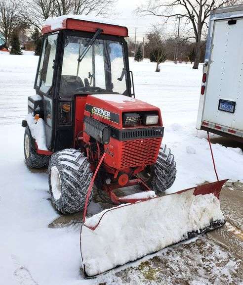 Steiner 525 4x4 Tractor, (900 Hours), Cab, Plow, and Snow Blower ...