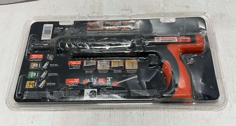 Ramset Pro-Grade 22-caliber simple shot powder actuated nail gun ...