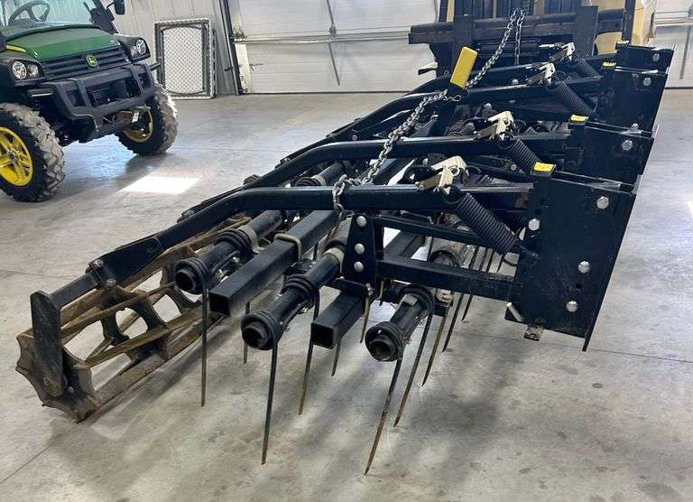 Salford 3-Bar Coil Tine Leveler with Rolling Basket, 48' Working Width ...