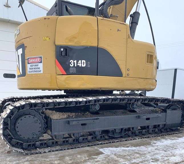 2012 Caterpillar 314D LCR Excavator, (6264 Hours), CAT Quick Coupler ...