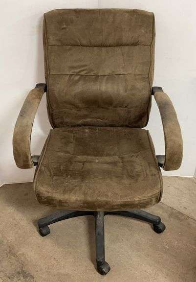 Microfiber Office Chair, Adjustable - Albrecht Auction Service