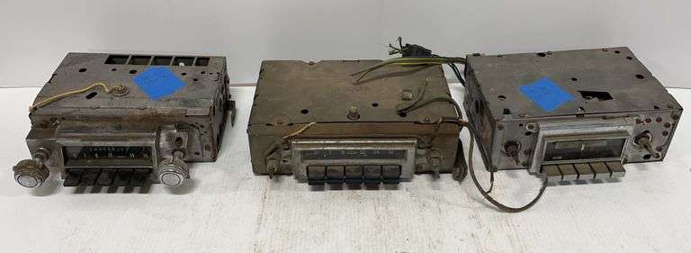 (3) Original GM Radios, includes: 1966-1967 Chevelle AM; 1968-1976 ...