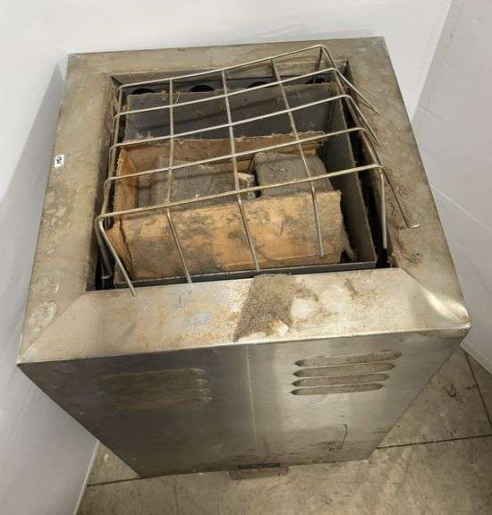 Sauna heater "Metos", Suomi, Finland, 19"W x 19"L x 34"H - Albrecht ...