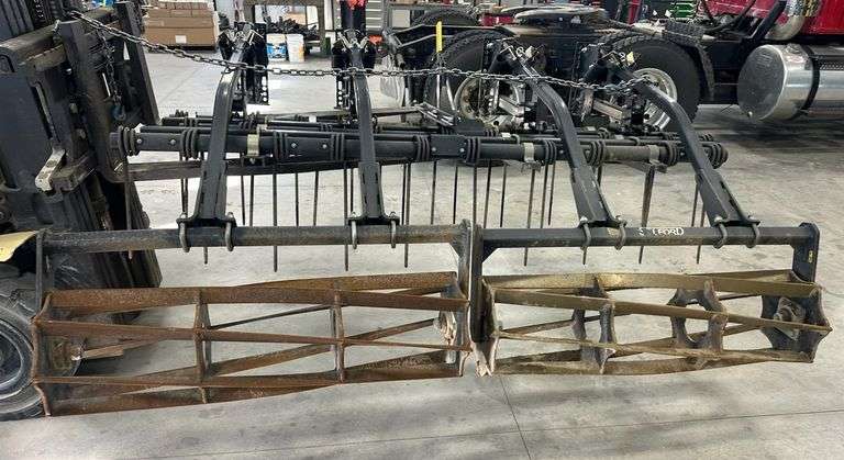 Salford 3-Bar Coil Tine Leveler with Rolling Basket, 48' Working Width ...