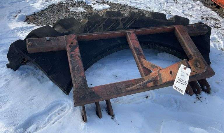 3-Point manure scraper, 6'W - Albrecht Auction Service
