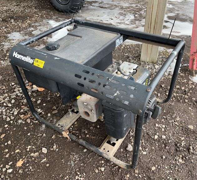 Homelite LR4400 generator, 28"W x 22"D x 19"H, motor seized, as is ...