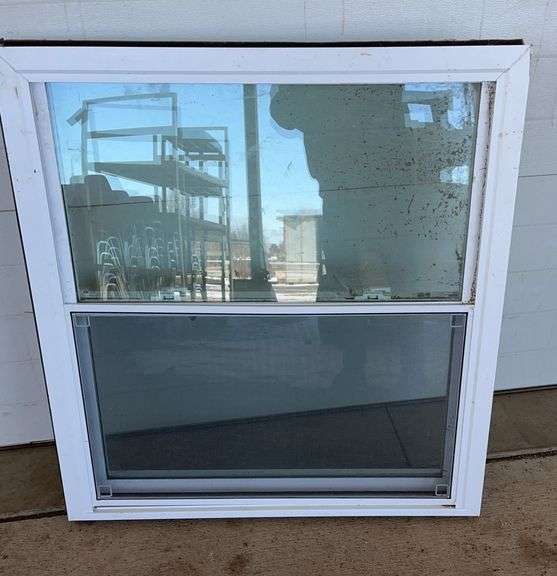 Replacement sliding window/vinyl, 37" x 36", used - Albrecht Auction ...
