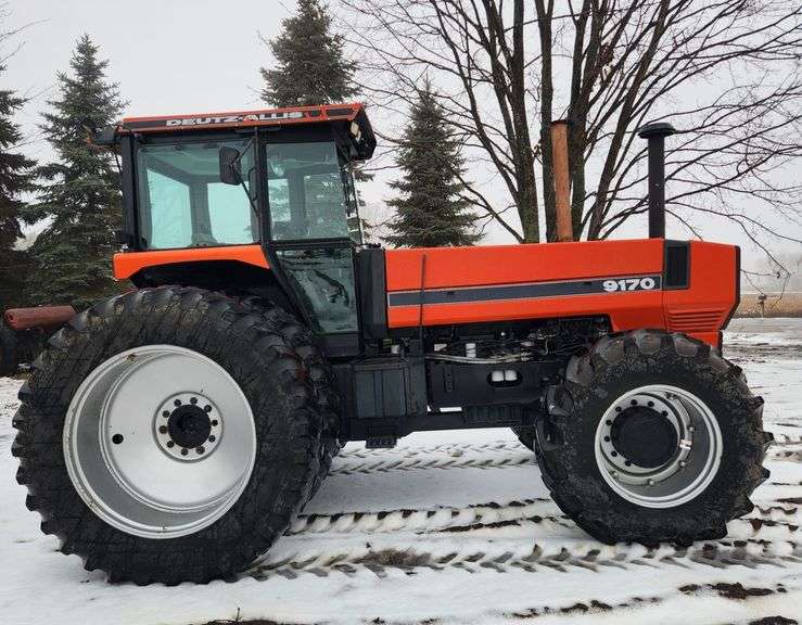 1991 Deutz-Allis 9170 Tractor, FWD, Shows Around 3,000 Hours on Working ...
