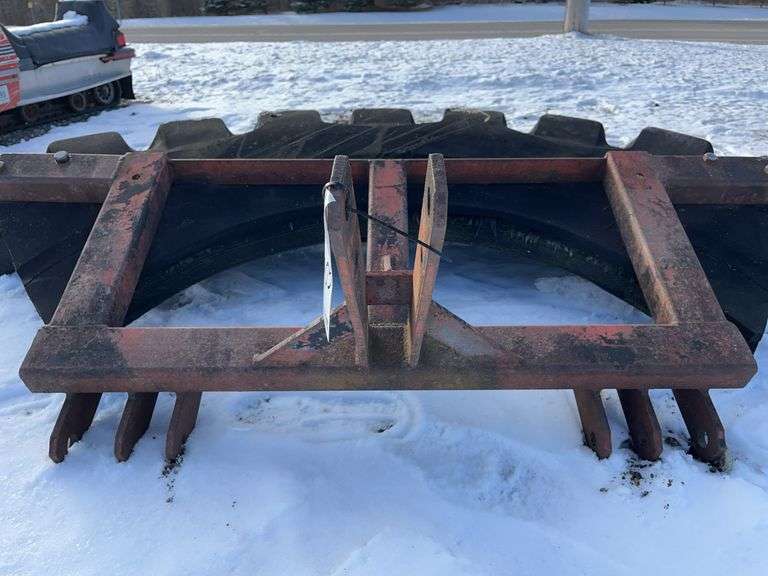 3-Point manure scraper, 6'W - Albrecht Auction Service
