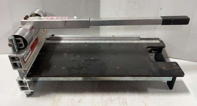 Crain wood cutter, 11 1/2"W x 25"L, good - Albrecht Auction Service