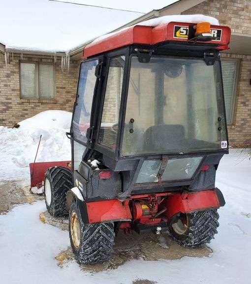 Steiner 525 4x4 Tractor, (900 Hours), Cab, Plow, and Snow Blower ...