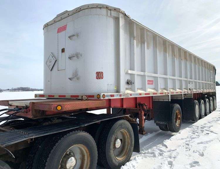 2001 Stargate Dump Trailer, 102"W x 41'L with 72" Sides, Air Ride, 3 ...