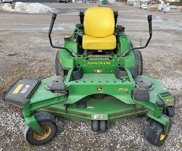 John Deere Z850A zero turn lawn mower, 72" deck, unknown, as is ...