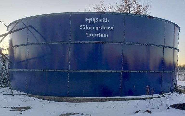 This item Selling ABSOLUTE! ~~~ Slurry Storage Tank, Approx. 42'Dia x ...