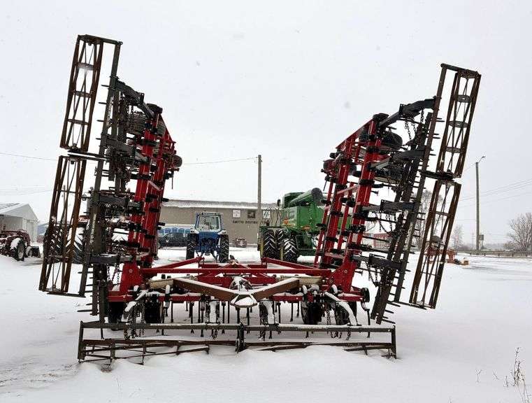 Kongskilde 30' S-Tine Field Cultivator with Levelers and Rear Hitch ...
