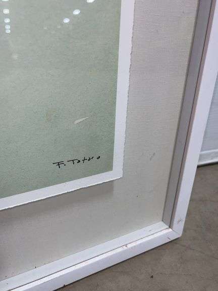 Large Framed Artwork by F. Tatara - Albrecht Auction Service