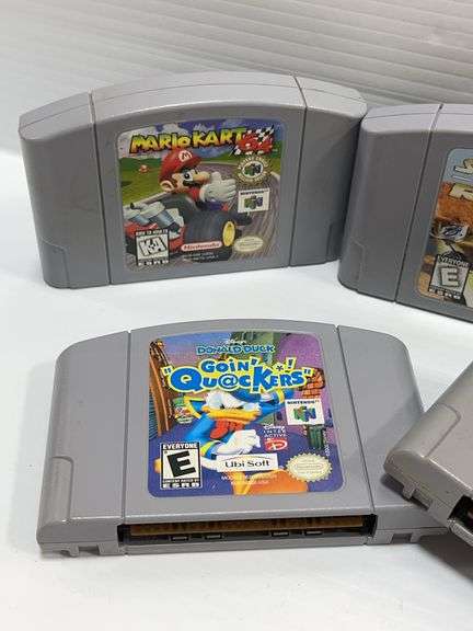 (5) Nintendo 64 Games, Include: Donald Duck Goin' Quackers, Doom 64 ...