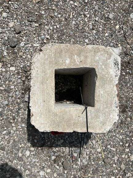 Vintage Concrete and Stone Statue or Bird Bath Pedestal, Cool Cement ...