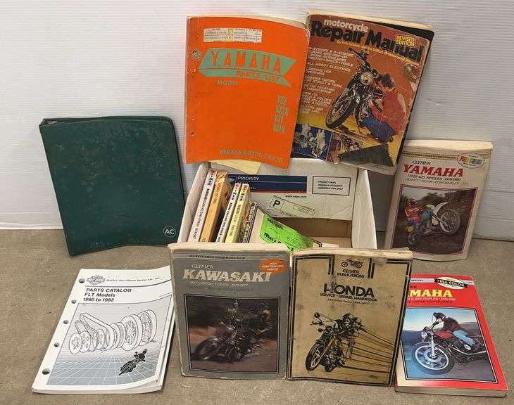 (13) Motorcycle and Quad Repair Manuals and Parts Lists: Honda, Harley ...