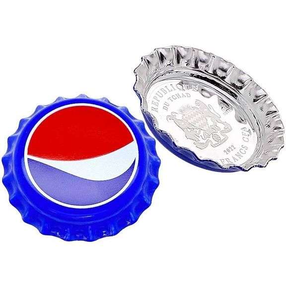 First Ever Pepsi Logo Silver Coin Officially-licensed Pepsi Product ...